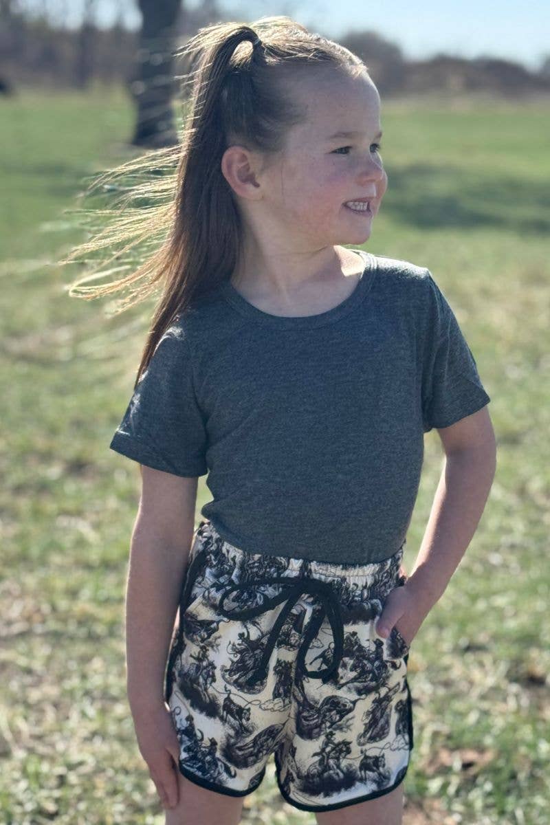 Rodeo Road Shorts KIDS – Redline Ranch Feed and Supply LLC